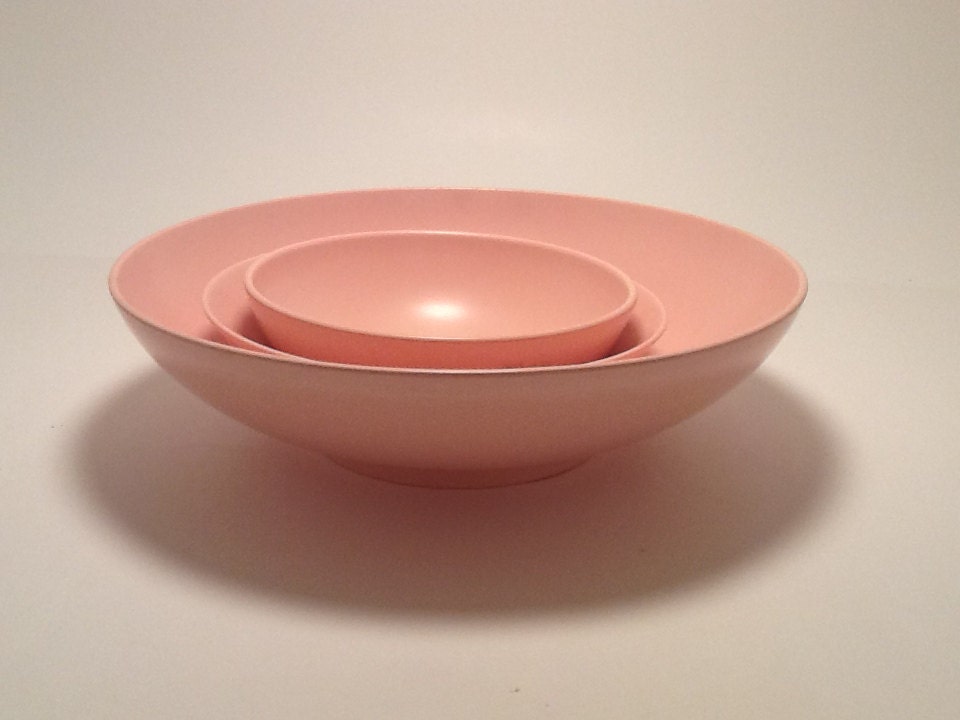 Vintage Pink Melmac Bowls – Haute Juice