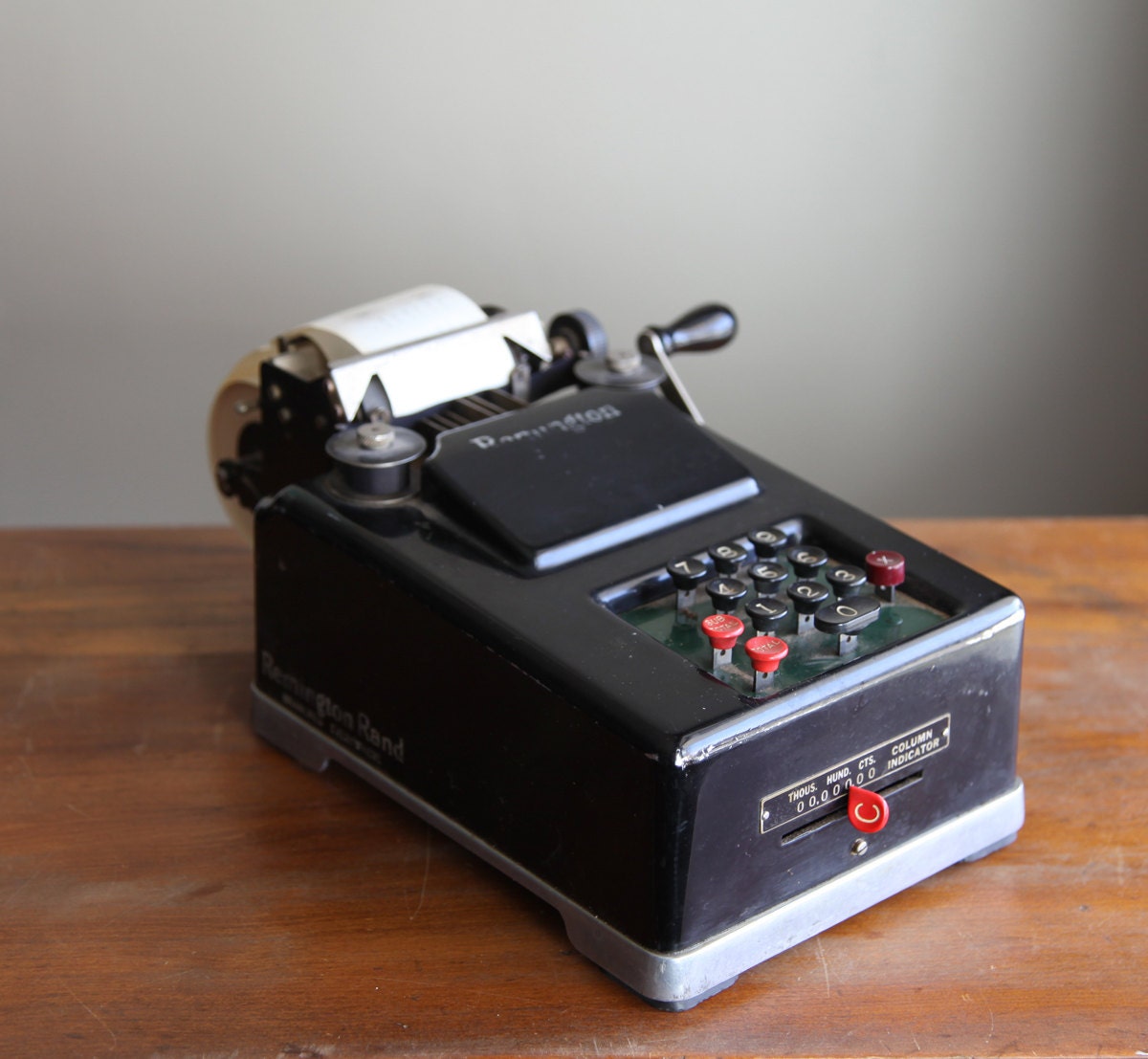 Vintage 30s Remington Rand Adding Machine