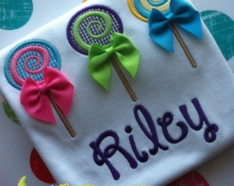 Lollipop embroidery | Etsy