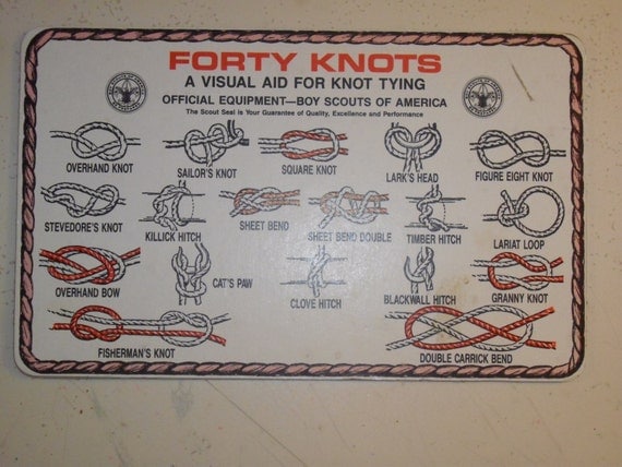 Different types of knots, pretty useful for us Scouts : r/BSA