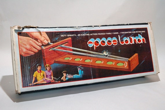 Space Launch Wooden Gravity ball rolling Game by TheGamesAreHere