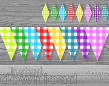 Popular items for gingham party on Etsy