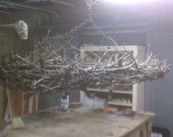 Popular items for twig chandelier on Etsy