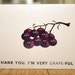 Thank You. I'm Very Grape-Ful. Blank Illustrated Fruit