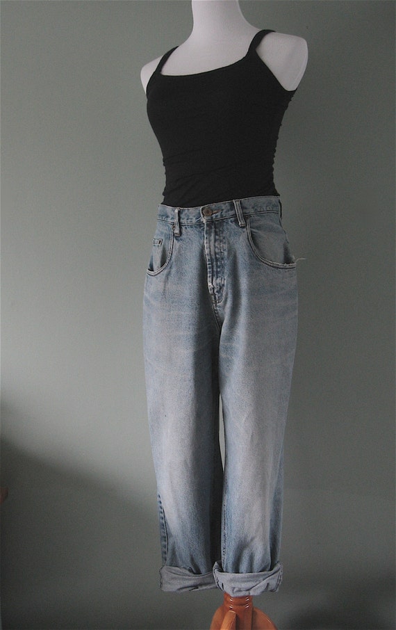 RESERVED 90s Stonewashed Worn Bugle Boy Baggy Jeans Unisex