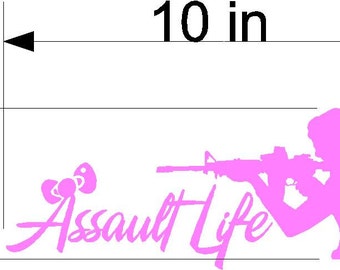 10in Assault Life Lady Woman Female Bow Riffle Gun Military Hunting ...