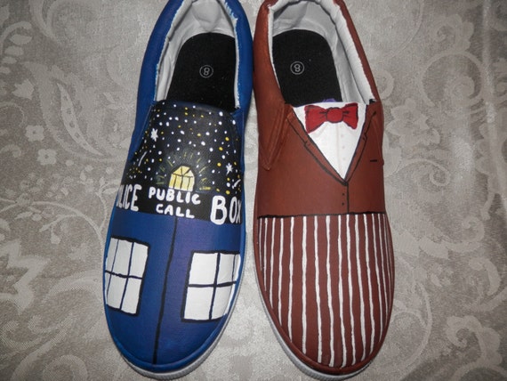 Mens Doctor Who Shoes - Tardis & 11th Doctor