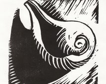 Popular items for small linocut on Etsy