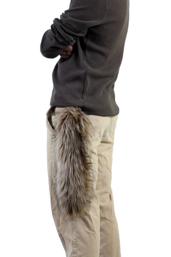 Faux Fur Coyote Tail