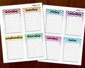 Set of 4 Mickey Mouse Black, White, Red & Yellow Chevron Printable Wall ...