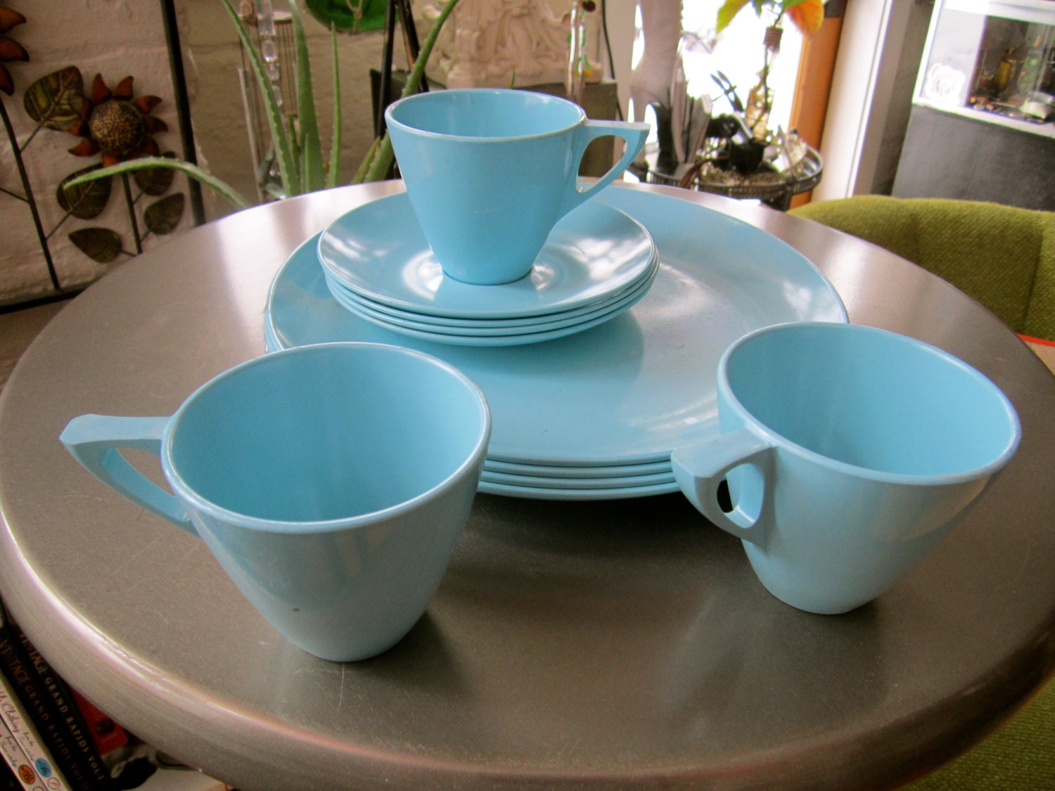 Vintage Melmac Series 54 Robin Egg Blue 4-Serving Set – Haute Juice