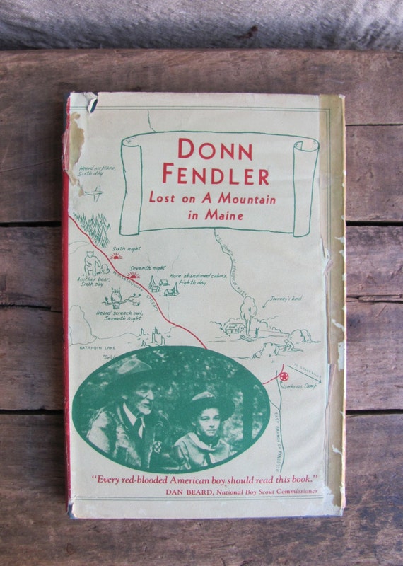 vintage 1930s adventure book // Donn Fendler: by MouseTrapVintage