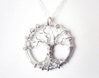 Wire tree necklace | Etsy