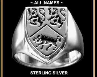 Family crest ring | Etsy