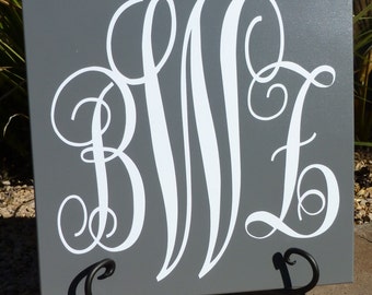 Popular items for monogram signs on Etsy