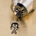 Metal Stamps FAMILY Stick Figure Design Hand Stamped Jewelry