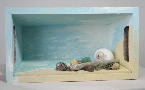 Beach Diorama Shadow Box at Teresa Burks blog