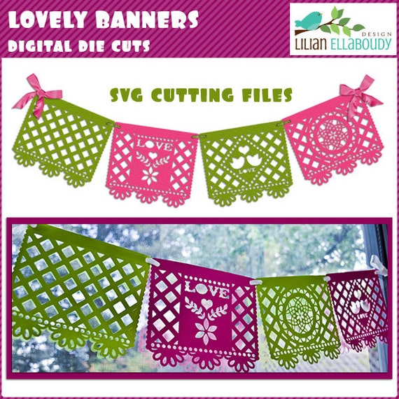 Fiesta Papel Picado Patterns Printable
