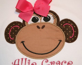 Popular items for monkey appliques on Etsy