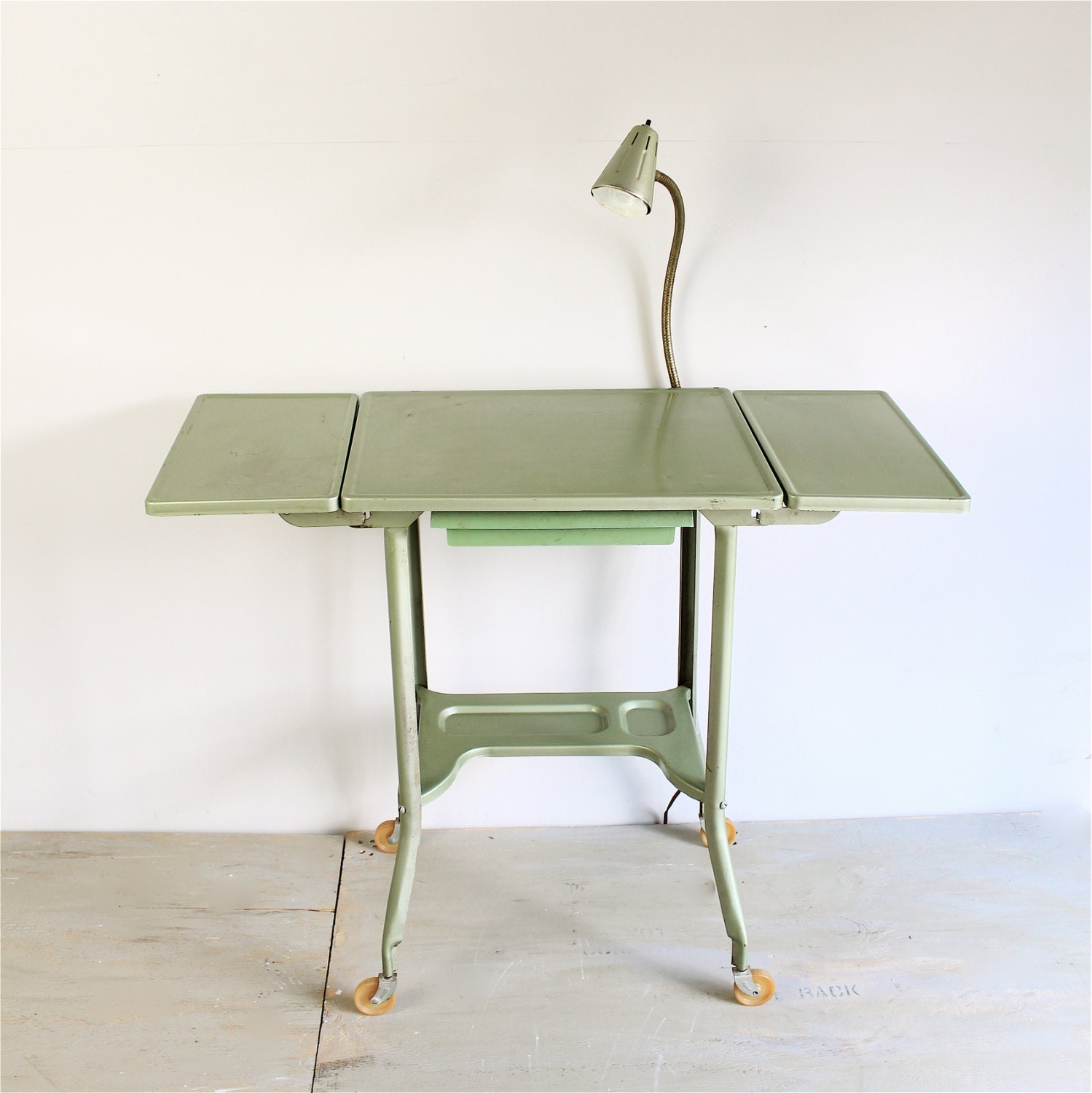 Vintage Typewriter Table w/ Light