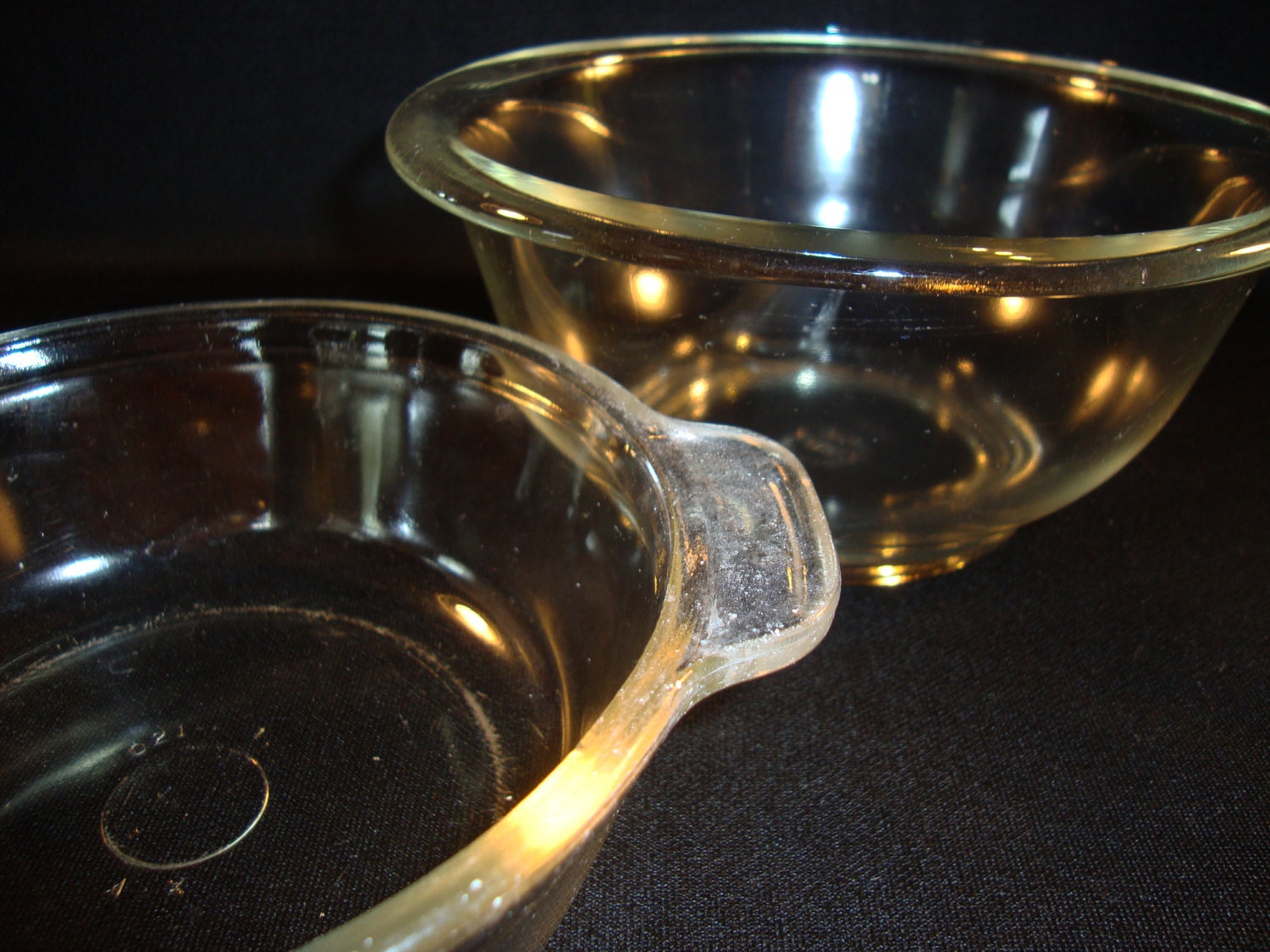Pyrex vintage mixing bowl and small casserole clear glass – Haute Juice