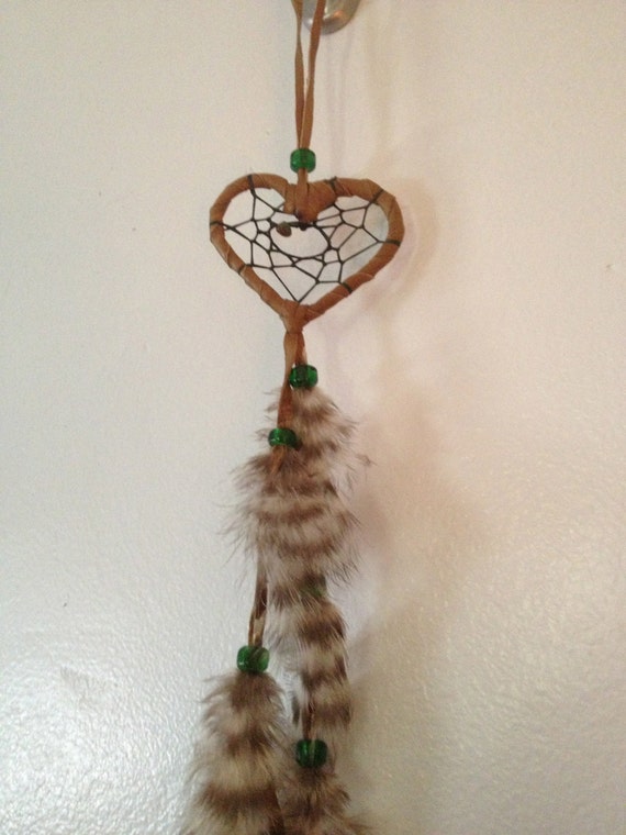 Heart Shaped Dream Catcher. by UnrelatedConcepts on Etsy