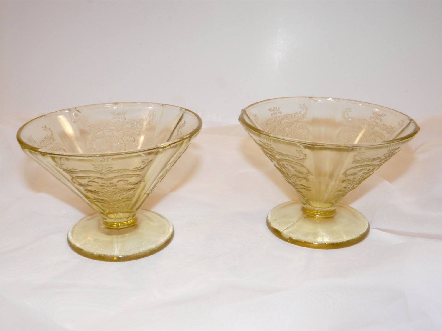 Madrid Canary Yellow Sherbert Federal Glass Vintage – Haute Juice