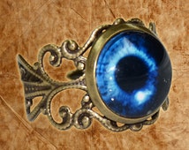Popular items for glass eye ring on Etsy