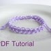 PDF Tutorial Alternating Square Knot Macrame Bracelet Pattern