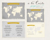 Custom Luxurious Wedding Stationery Paper by alacartepaperie