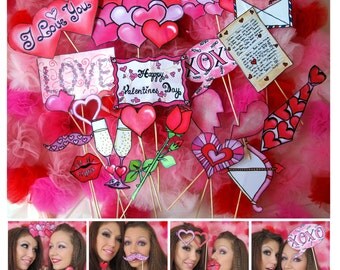 Breast Cancer Awareness Photo Booth Props printable or ready
