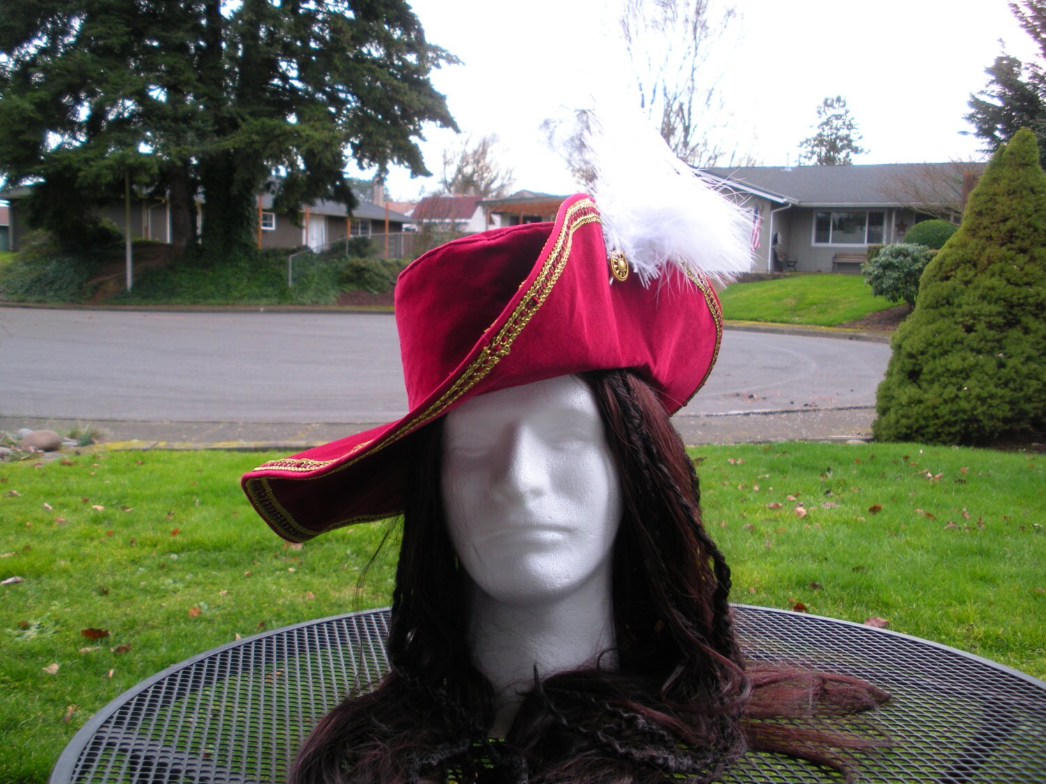 Captain Hook Or Musketeer Style Hat