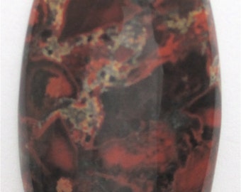 Red Ocean Wave Jasper Pendant Stone