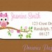60 Owl return address labels Personalized PRINTED owl