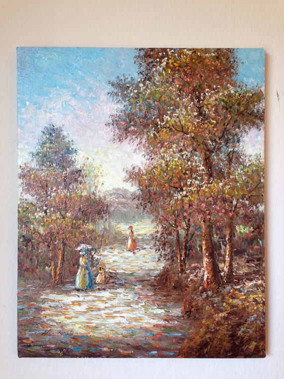 Alan Walters Impressionist Oil Painting