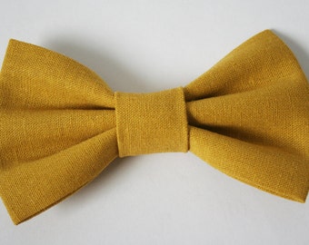 Popular items for mustard yellow bows on Etsy