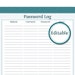 Items similar to 12 Month Calendar - Fillable - Printable PDF - Instant ...
