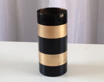 Popular items for black and gold vase on Etsy
