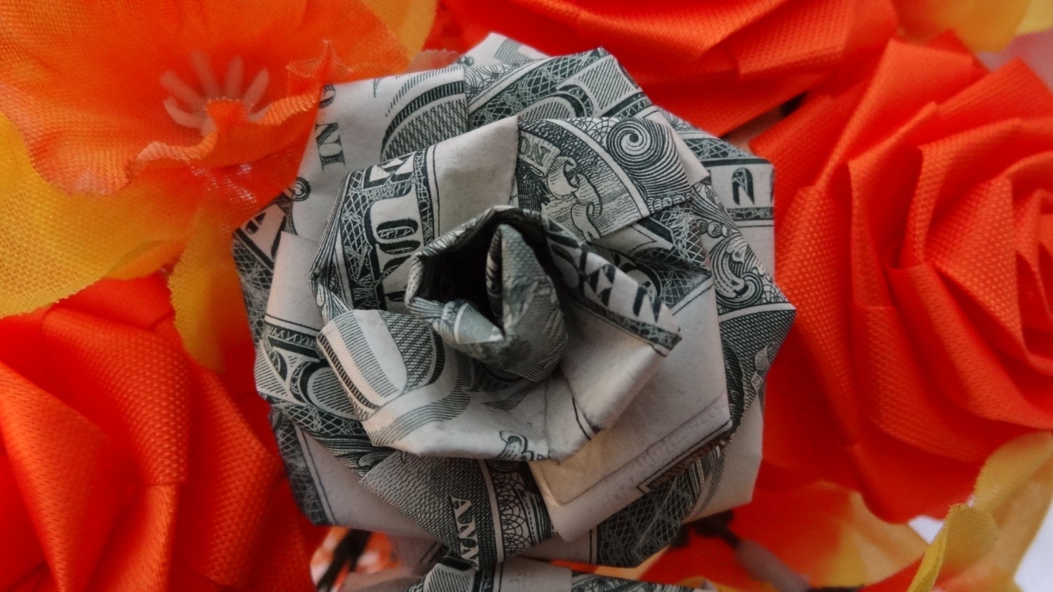 Origami Money Rose for Wedding/ Party Favors/ Anniversary/
