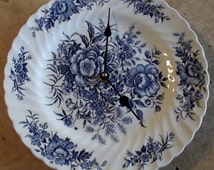 Unique plate wall clock related items | Etsy