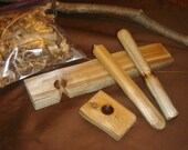 Items similar to Fire by Friction Bow Drill Kit on Etsy