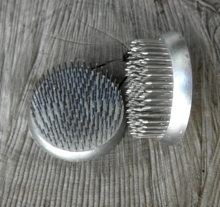 2 60mm or 2.36 Diameter Floral Pin Frogs or by OverTheHawaiianMoon