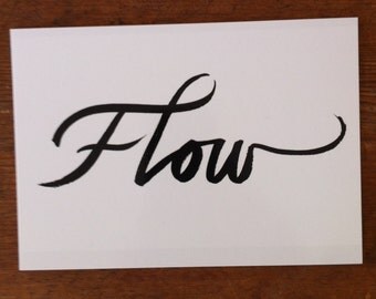 Popular items for calligraphy postcard on Etsy