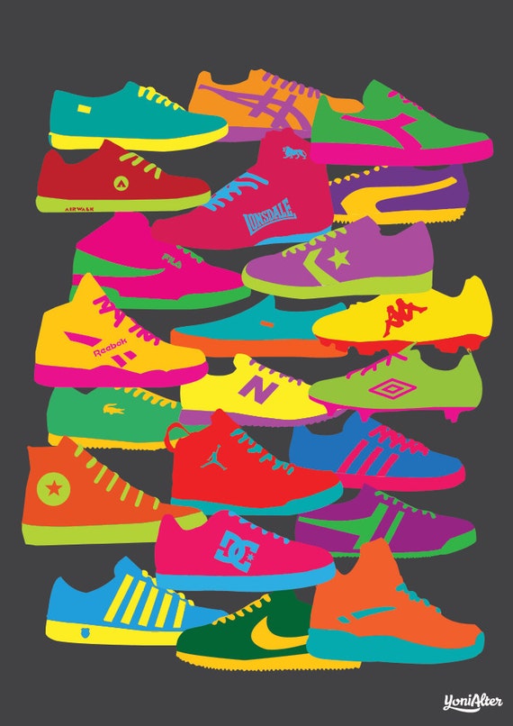 Sneakers art print