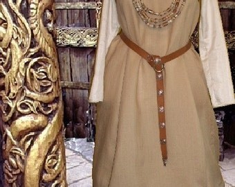 SCA Garb Norse Viking Medieval Cascade Necklace THREE Strand