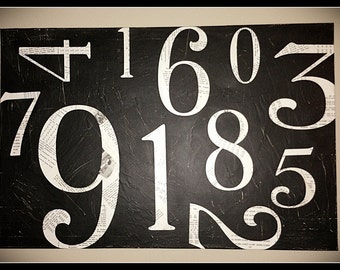 Custom Painted Wall Art. New Age. Numbered Art. Home Decor. 24"x36"