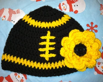 Items similar to Football Beanie hat for order on Etsy