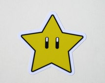 Unique mario bros sticker related items | Etsy