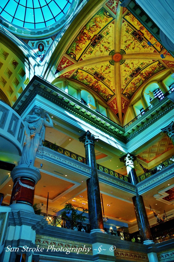 Items similar to Inside Caesars Palace, Las Vegas on Etsy