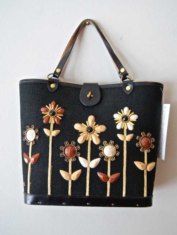 Enid Collins Bag // Vintage 60's Enid Collins Les by xtabayvintage